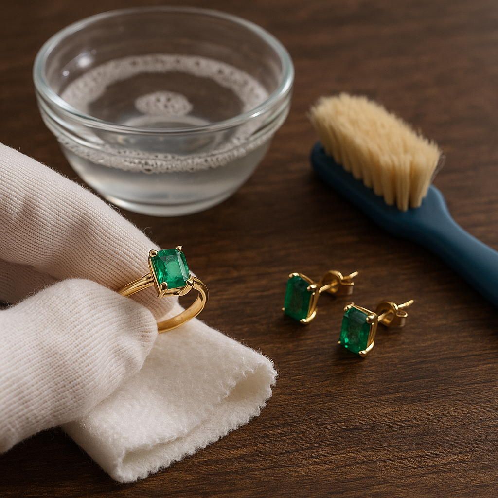 How to Care for and Clean Colombian Emerald Jewelry at Home